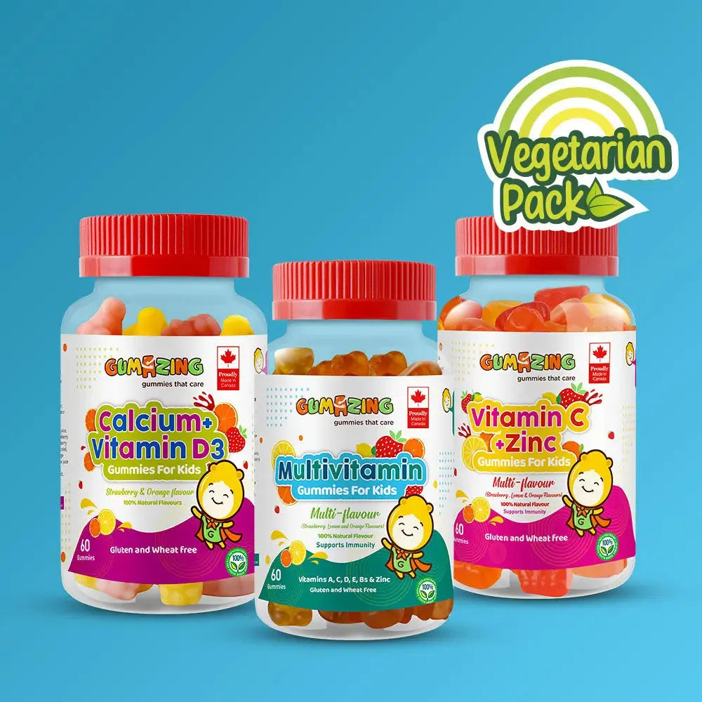 Shop Gumazing 3-Pack Combo: Tasty Vitamin Gummies for All
